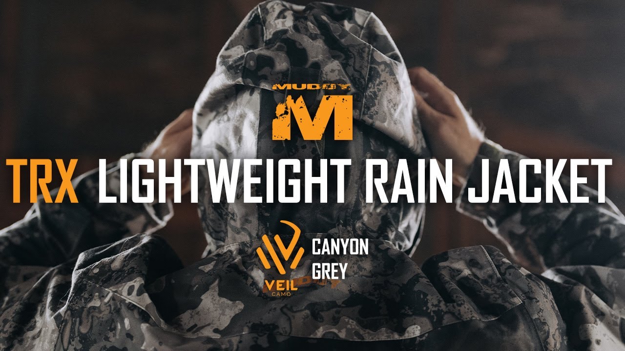 Muddy TRX Lightweight Rain Jacket - Veil Canyon Grey - YouTube