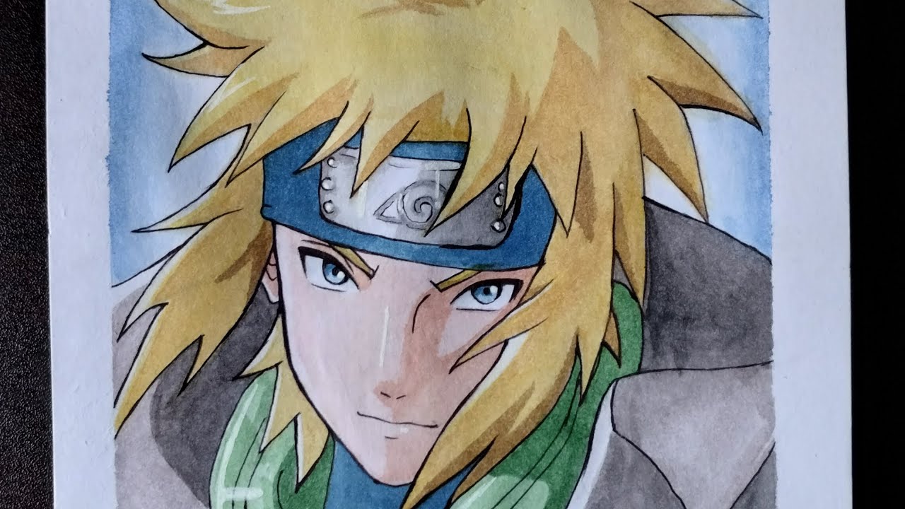 MINATO NAMIKAZE DRAWING 🔥|Naruto Anime drawing - YouTube