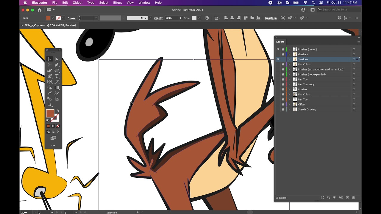 How To Use The Knife Tool In Adobe Illustrator Shadows Layer YouTube how-to-use-the-knife-tool-in-adobe-illustrator-shadows-layer-youtube