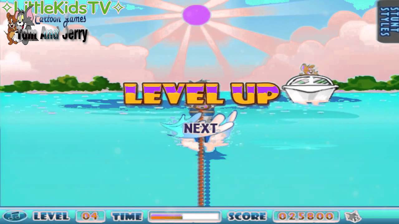 Tom and Jerry Cartoon games Tom And Jerry Super Ski Stunts - YouTube