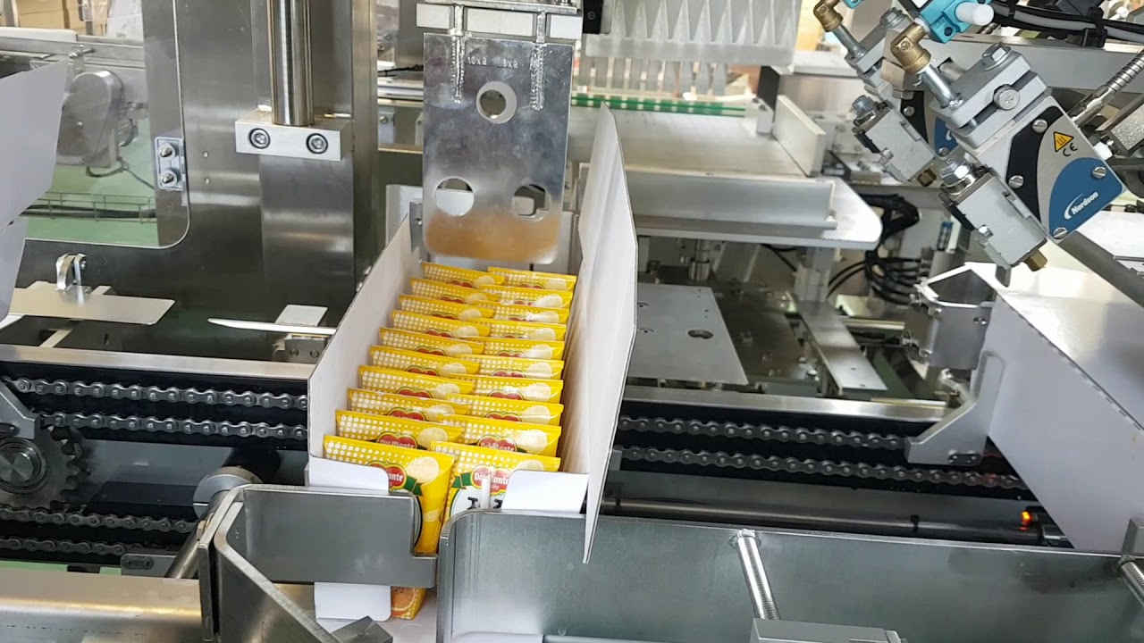 WRAP AROUND CASE PACKER TETRA AX BRICK 01 (SAMSUNG MECHATECH) - YouTube