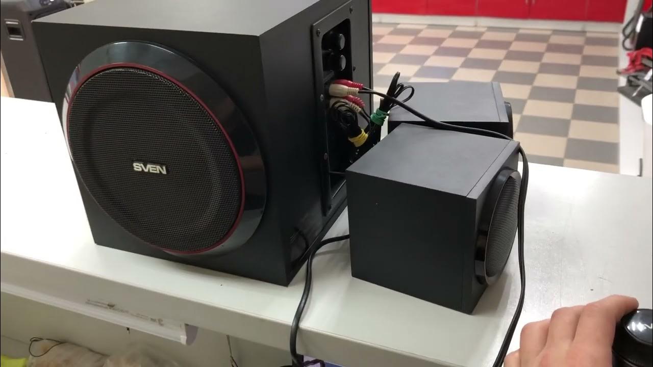 Колонки Sven MS-1080 - YouTube