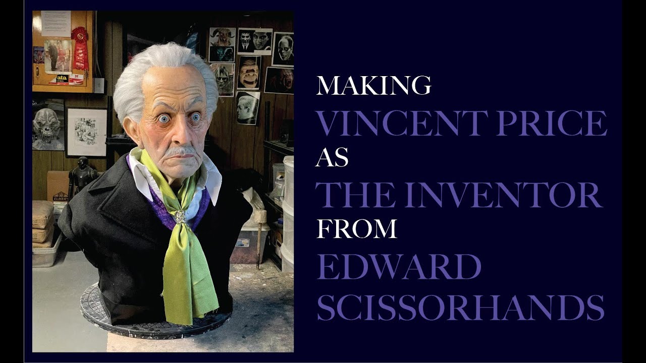 Making Vincent Price as THE INVENTOR from EDWARD SCISSORHANDS display ...