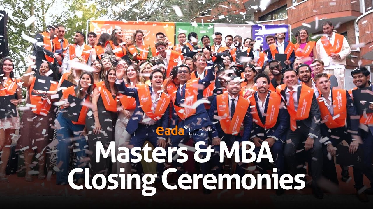 Masters & MBA Closing Ceremonies | EADA Business School - YouTube