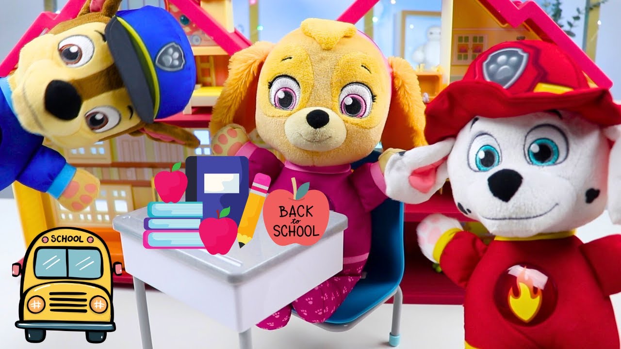 Getting Ready for School with Paw Patrol | Kids Songs | AWESMR x Little ...