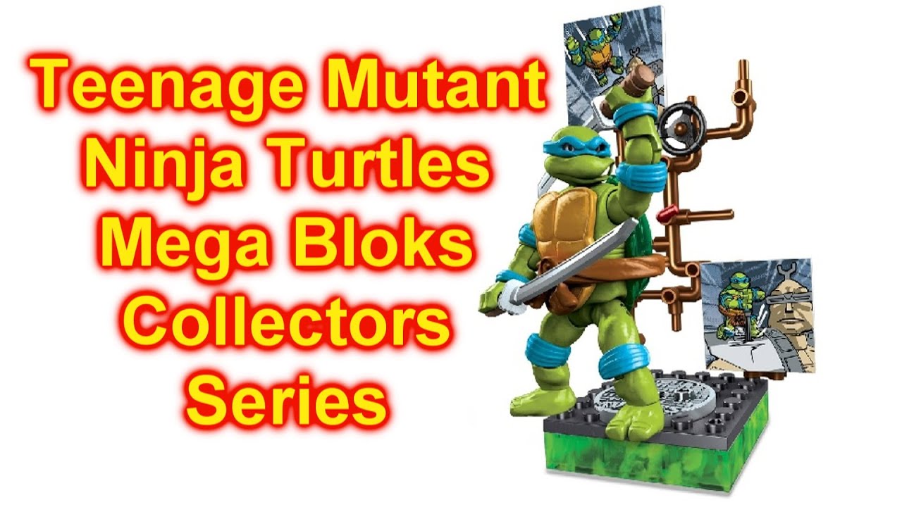 Teenage Mutant Ninja Turtles Mega Bloks Collector Series Mini Figures ...
