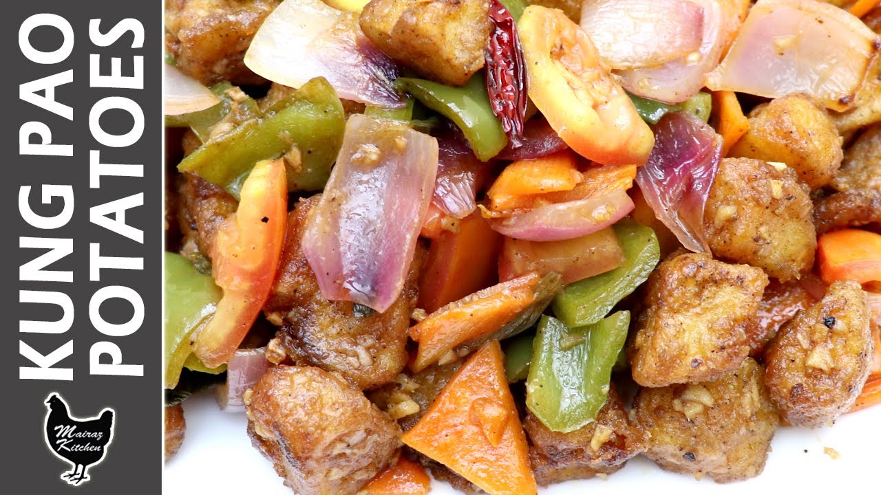 KUNG PAO POTATOES | Potato Recipe | Fried Mix Vegetable Recipe - YouTube