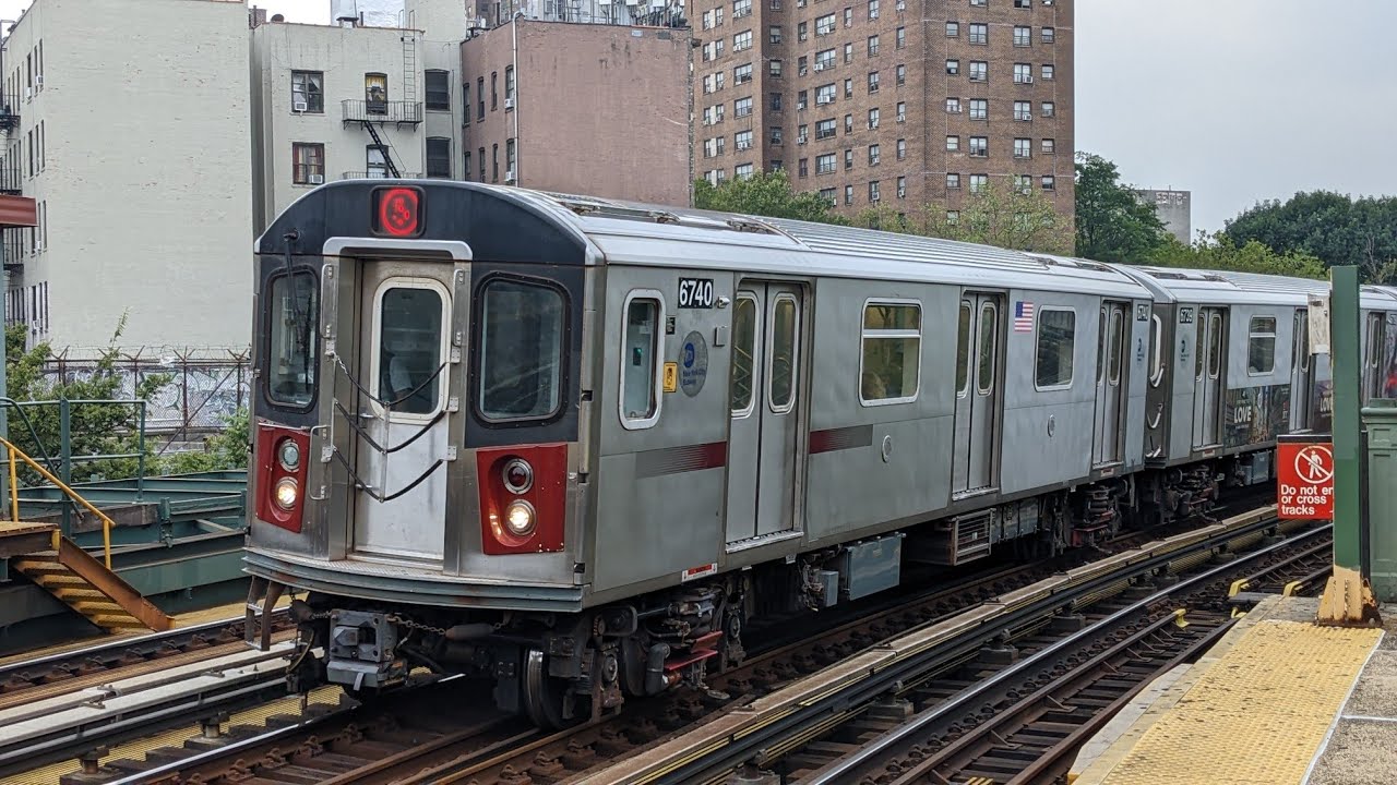 NYC Subway: R142 2/5 Local & Express Train Action on WPR (7/19/23 ...