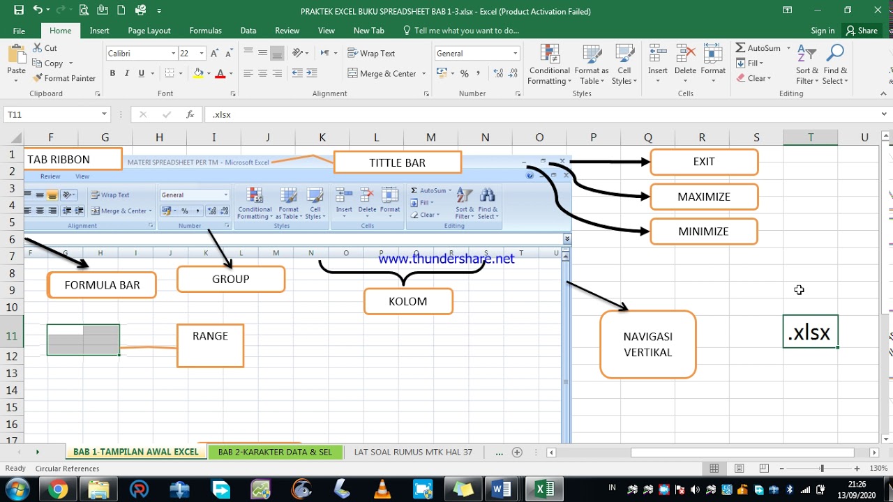TAMPILAN AWAL MICROSOFT EXCEL 2016 - YouTube
