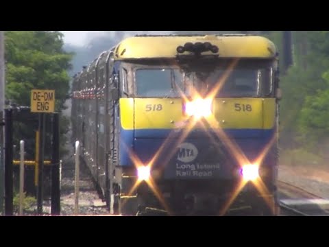 LIRR Train 6012 to Montauk thru Islip DM30ACs 518/508 - YouTube