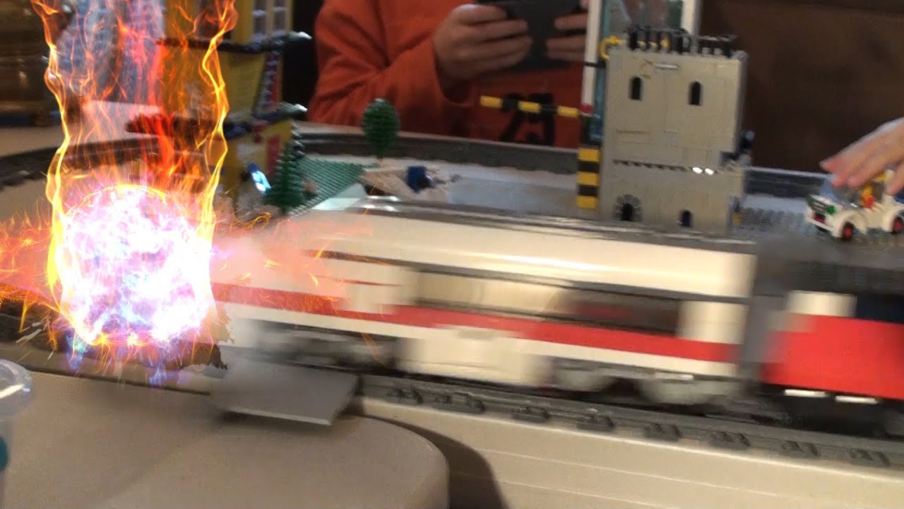 Ultimate Fiery Lego Train Crash and Exlposions - YouTube