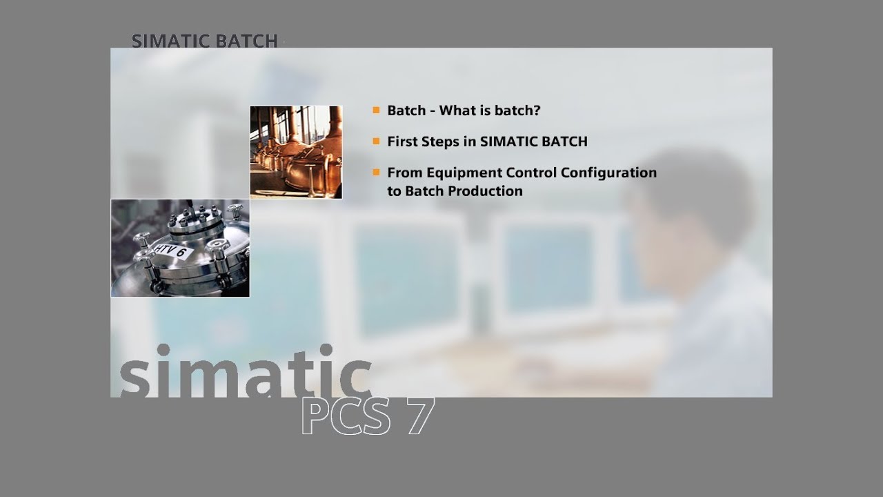 13 Simatic Batch The Project On Pcs7 Youtube