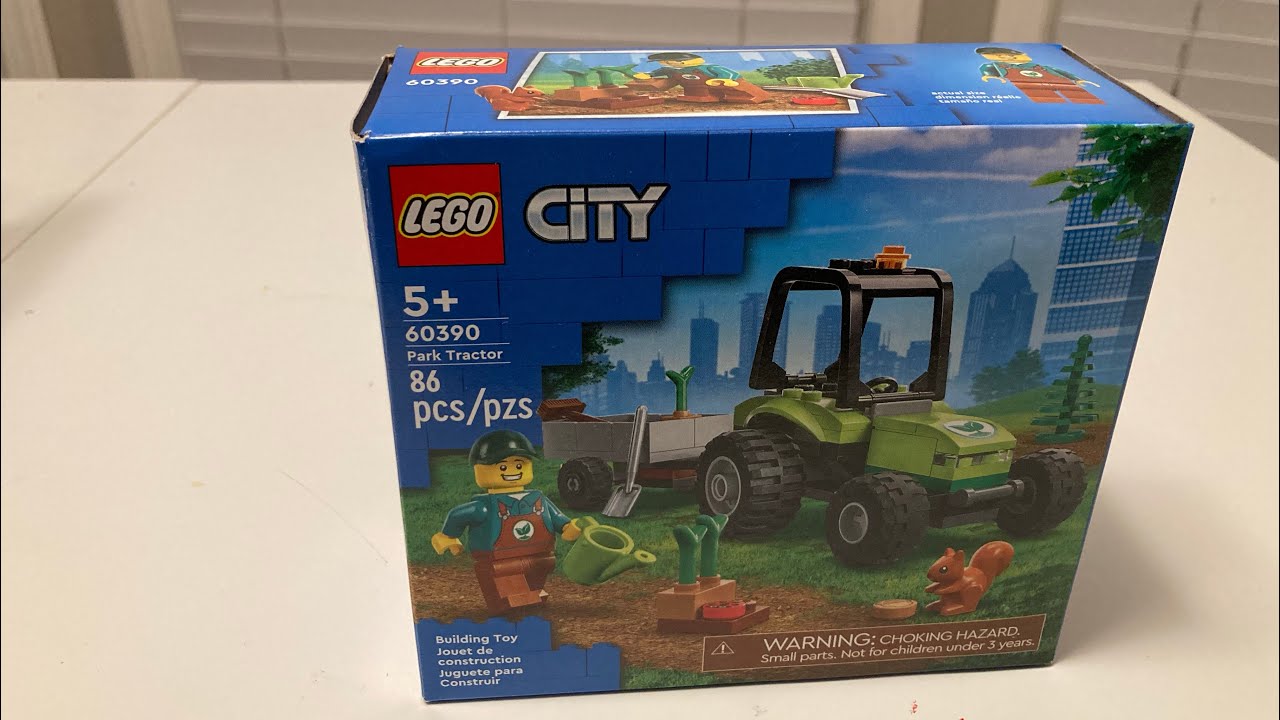Building Lego set 60390 Park Tractor - YouTube