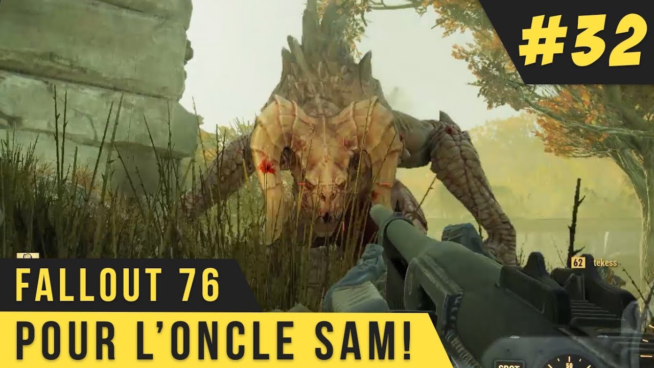 FALLOUT 76 GAMEPLAY #32 L'ONCLE SAM! FR - YouTube