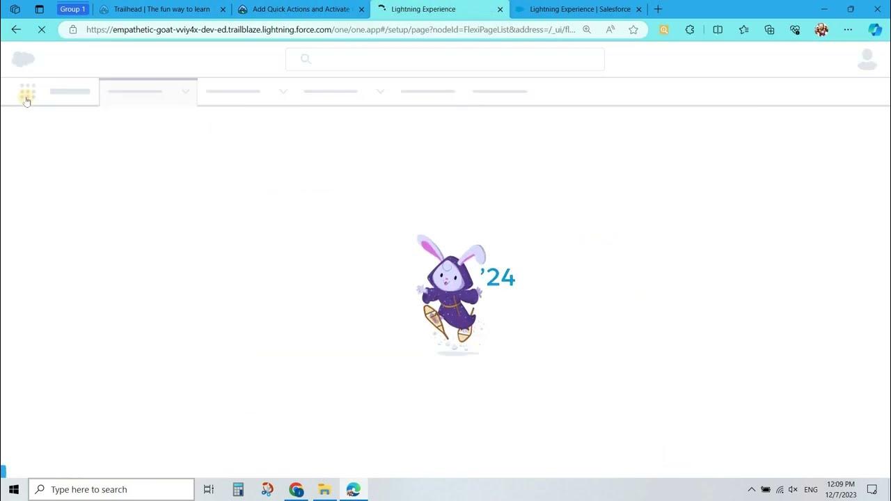 Add More Components, Quick Actions and Activate the App || Quick Start: Lightning App Builder ...
