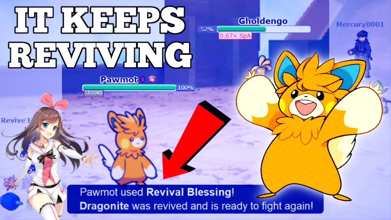 REVIVAL BLESSING PAWMOT KEEPS REVIVING THE BIGGEST THREATS ! Pokemon ...