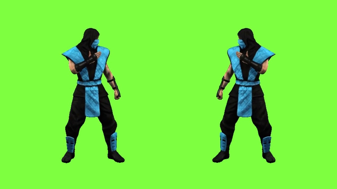 Mortal Kombat SUB ZERO Loop Green Screen| Free Background Videos (No ...