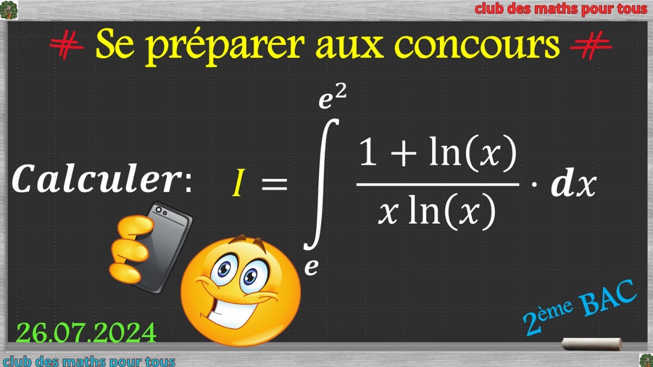Se préparer aux concours: Calcul d'une intégrale par deux méthodes ...