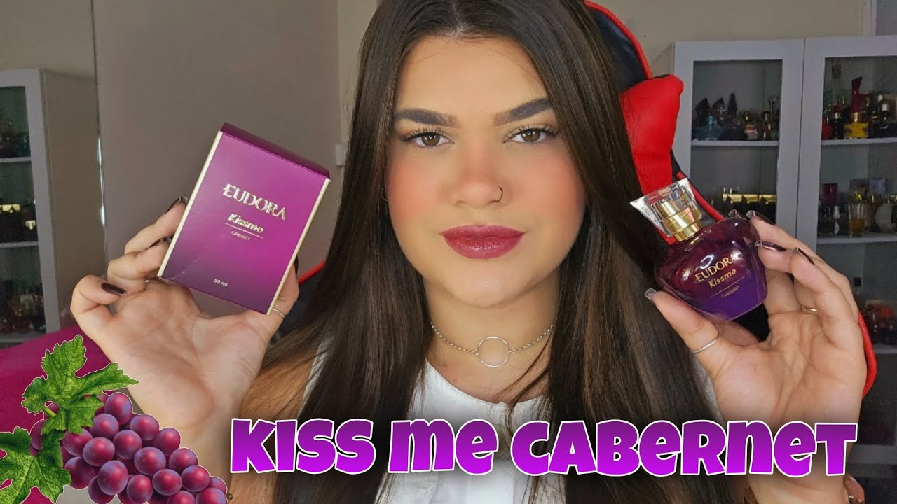 Perfume KISS ME CABERNET de EUDORA! Um cheiro DIFERENTE do que eu ESPERAVA - YouTube