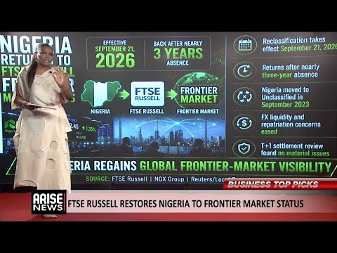 3 Years in the Wilderness: Nigeria Reclaims Its Frontier Market Status*