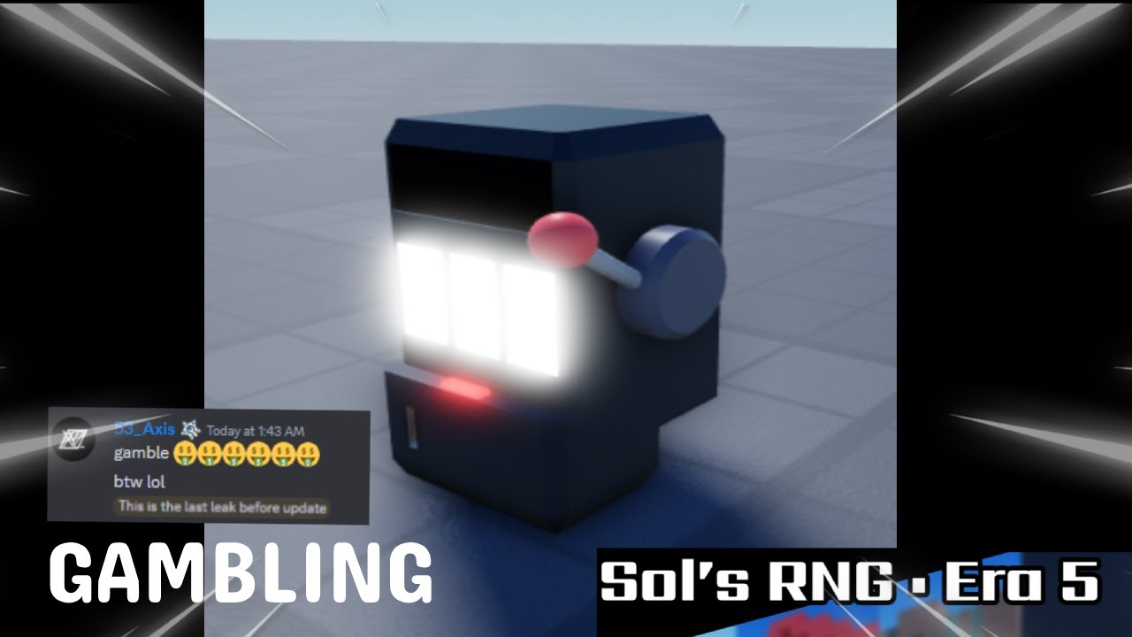 Sols RNG GAMBLING In The NEW UPDATE (ERA 5)... - YouTube