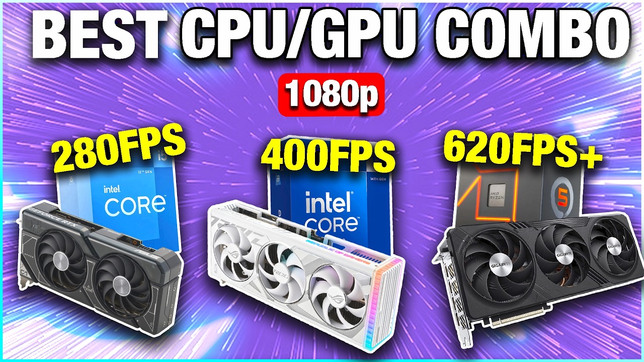 Best CPU & GPU Combos for 1080p Gaming PC Builds in 2025! - YouTube
