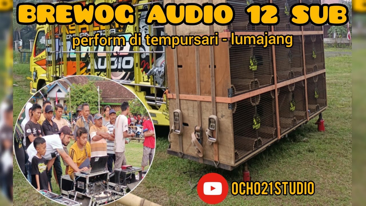 cek sound BREWOG AUDIO 12 SUB nya mas bre dengan box legendaris perform ...