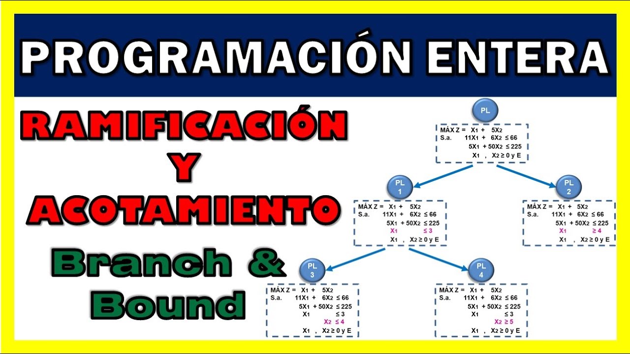 PROGRAMACIÓN ENTERA: RAMIFICACIÓN Y ACOTAMIENTO | EJEMPLO - YouTube