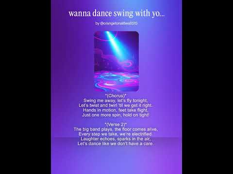 wanna dance swing with you v2a - YouTube
