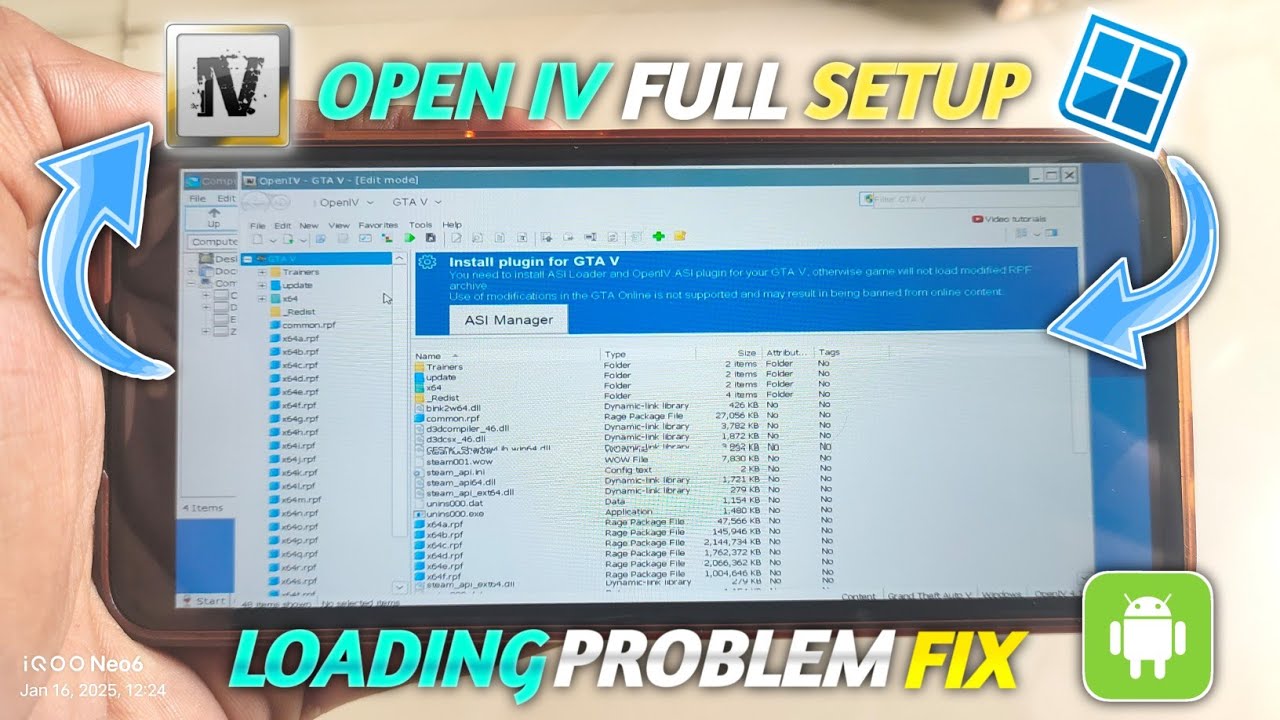 🔥OPEN IV ON WINLATOR | Open IV Loading Problem Fix | Open IV Full Set ...