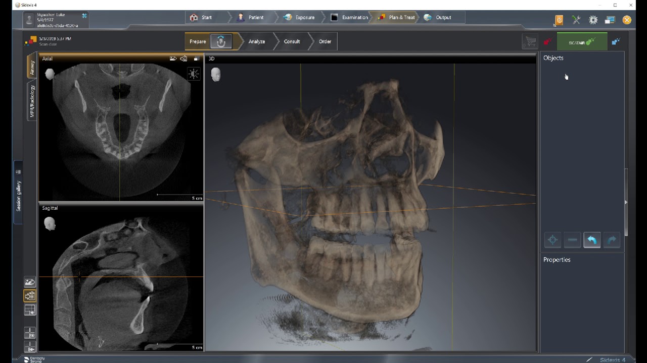 SICAT Air Tutorial 1 - Basic Navigation - YouTube