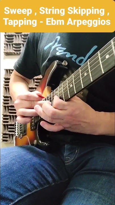 スウィープ スキッピング タッピング 詰め合わせ Sweep , String Skipping ,Tapping - Ebm Arpeggios #guitar #エレキギター #shred ...