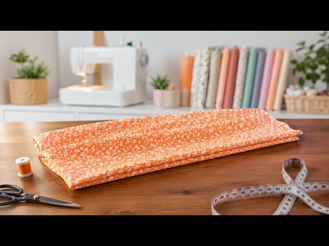 🌼 1 Metre Kumaştan Şık ve Rahat Etek Dikimi | Hem Kolay Hem Şık