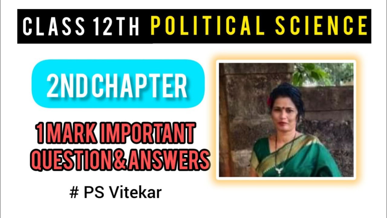 2 PUC political science 2 chapter - YouTube