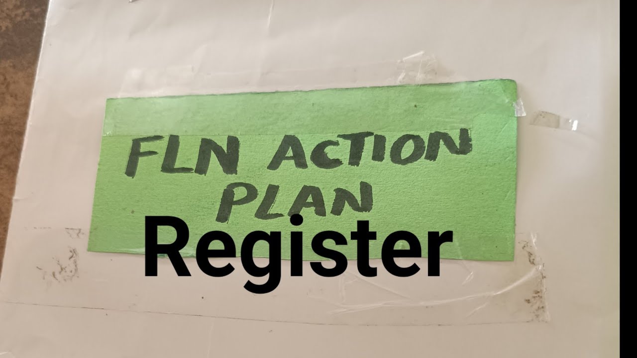 HOW TO WRITE FLN REGISTER OF ACTION PLAN||fln Record - YouTube