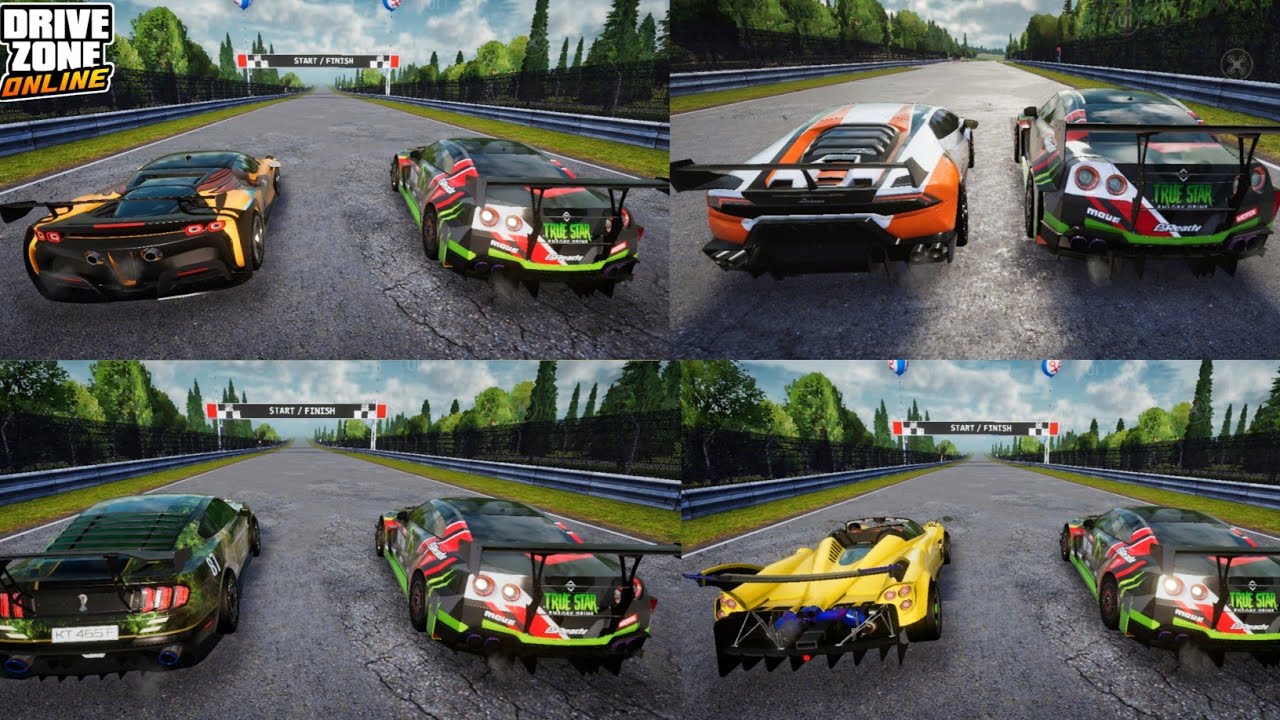 Drive zone online:Gtr 35 Vs Lm900, Pagani,Lambo,Mustang ! Which Is More ...