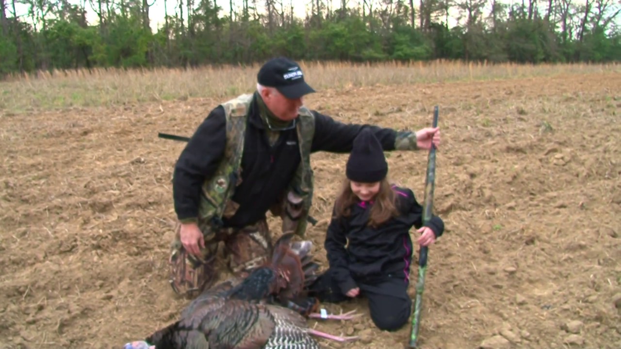 Turkey hunt with 7 year old hunter - YouTube