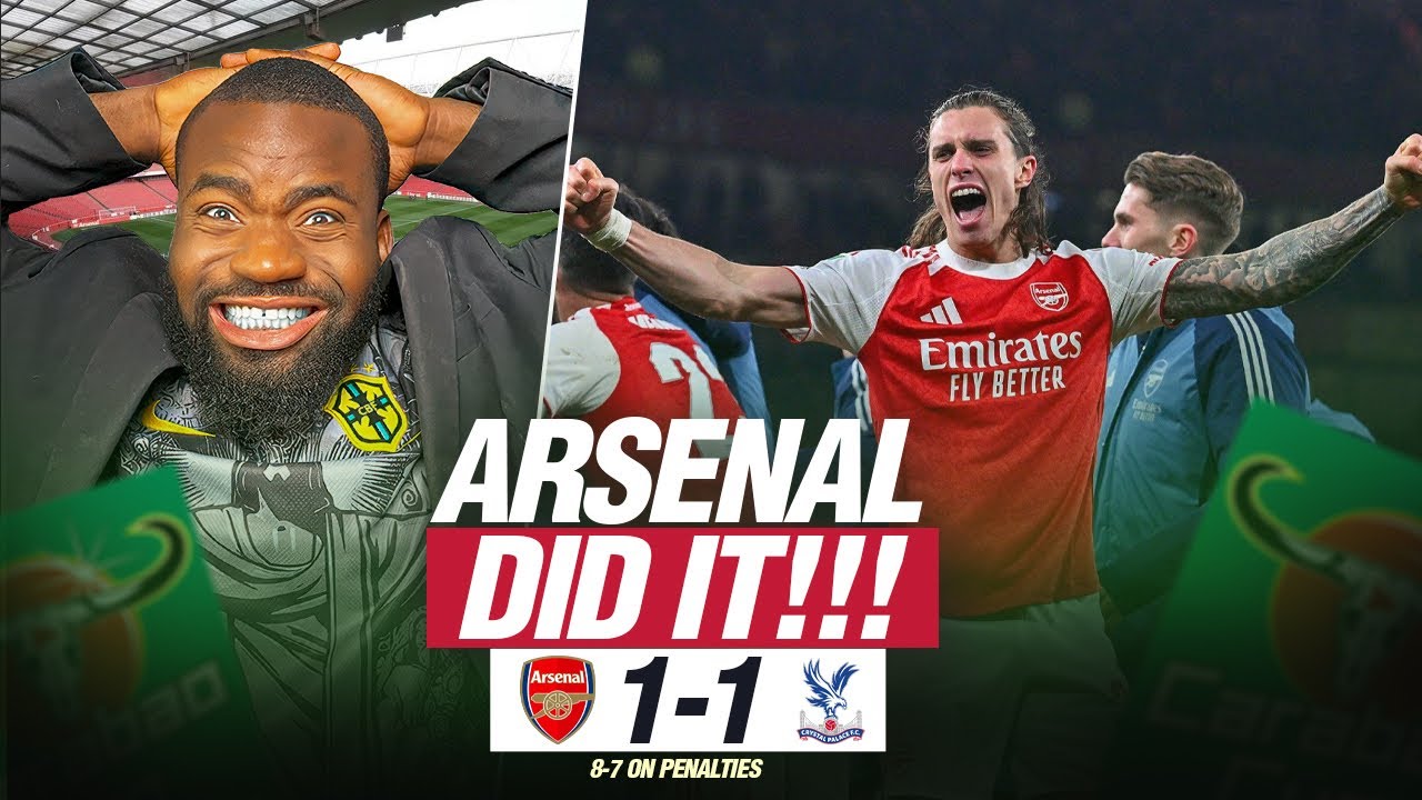 ARSENAL ALWAYS FIND A WAY TO WIN THIS SEASON! ARSENAl 8-7 PALACE ...