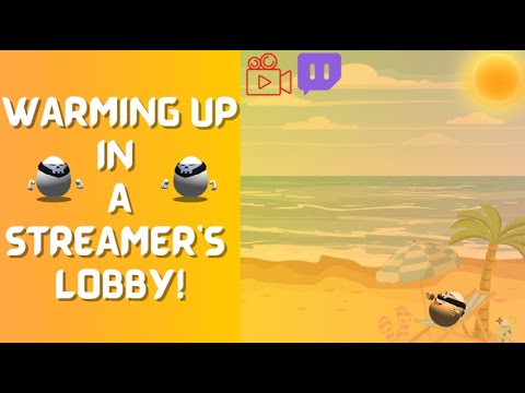 warming up in a streamers lobby in shell shockers - YouTube