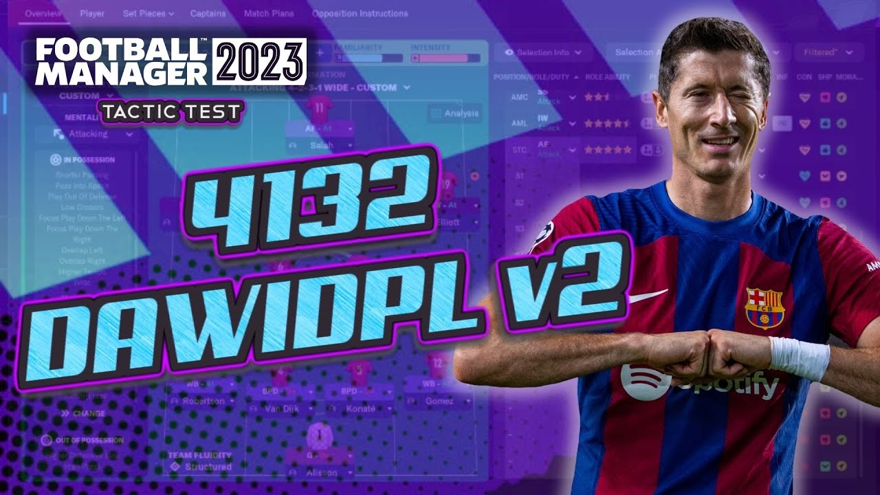 FM23 Tactic Tester - 4132 DawidPL V2 - FM23 - Football Manager 2023 ...