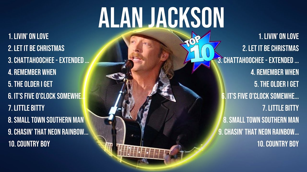 Alan Jackson Greatest Hits ~ Top 100 Alan Jackson To Listen in 2023 ...