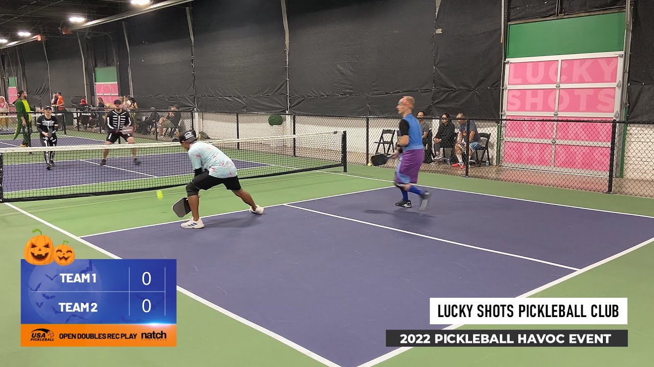 Lucky Shots Pickleball Club Havoc Halloween Open Doubles - YouTube