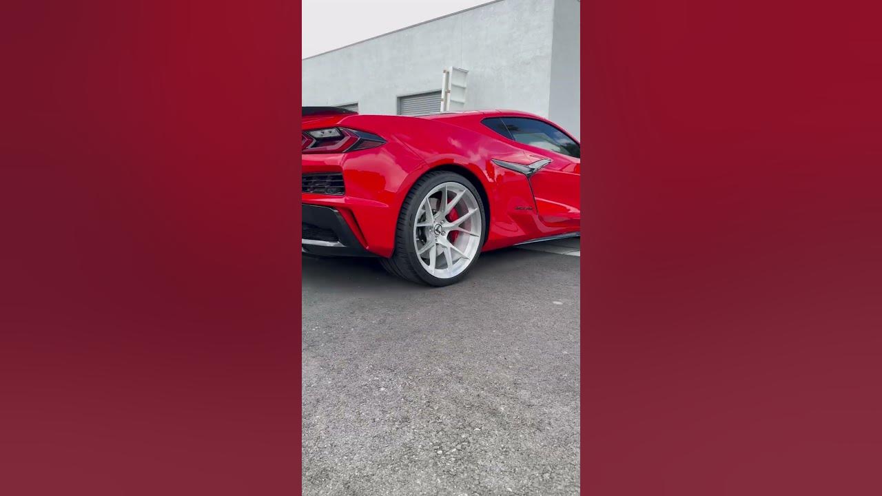 MC5 ON TORCH RED CORVETTE C8 Z06 - YouTube