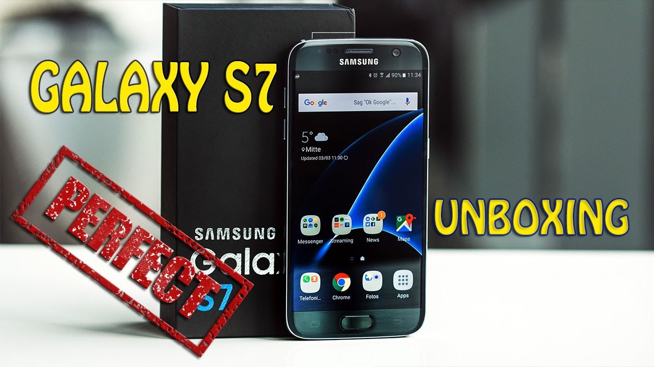 Samsung Galaxy S7 Unboxing - YouTube