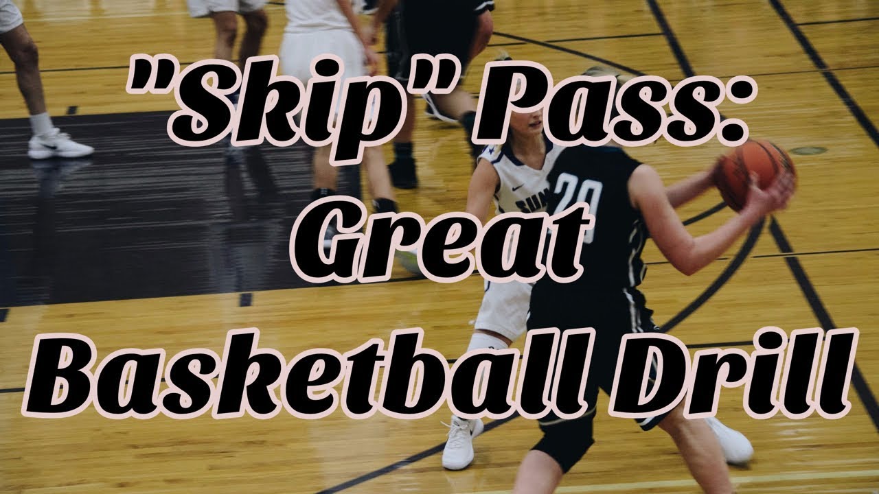 Practicing the "Skip" Pass - Basketball Drill - YouTube