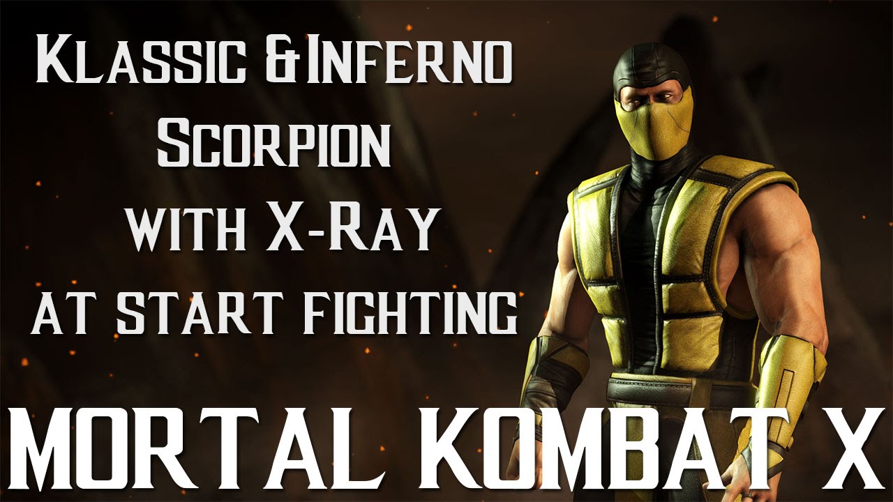 Mortal Kombat X Mobile - FW - Klassic Scorpion, Inferno Scorpion with X ...