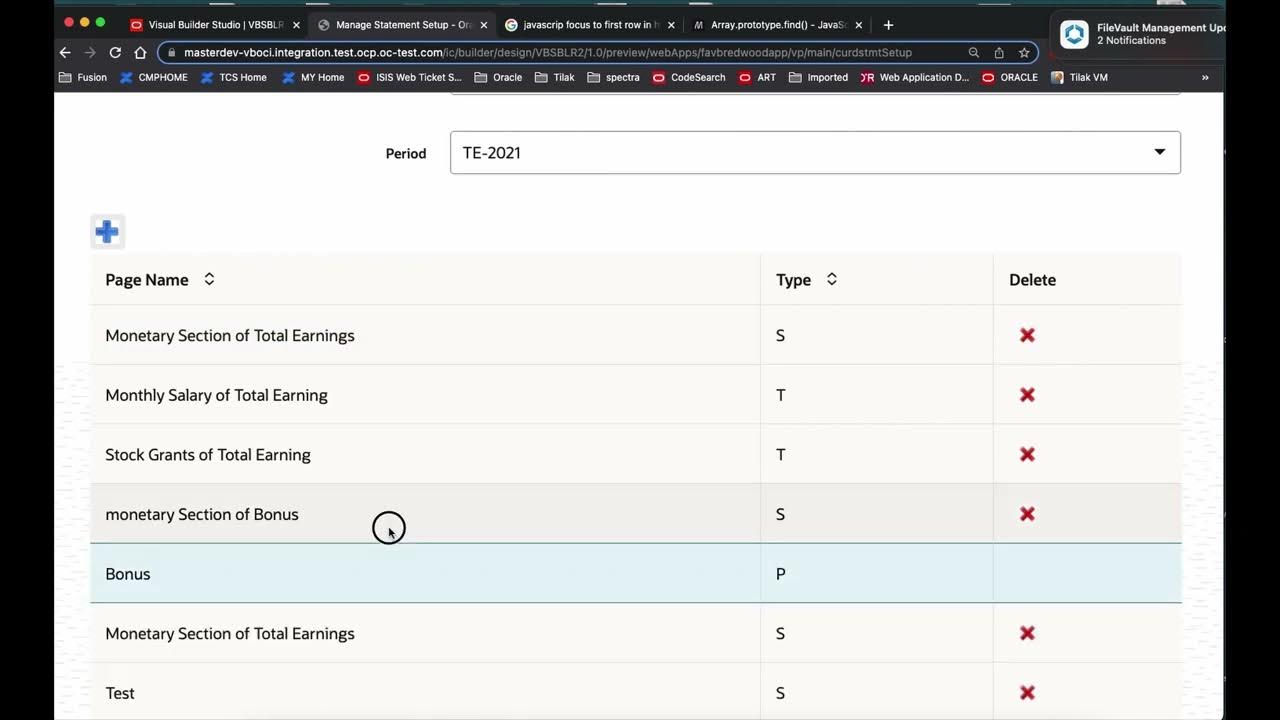 Oracle VBCS Beginner Lessons - table Line edit Saving only the data changed 2 - YouTube