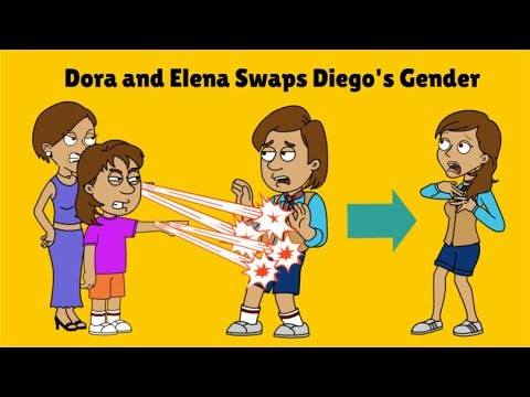 Dora and Elena Swaps Diego's Gender and Gets Grounded - YouTube