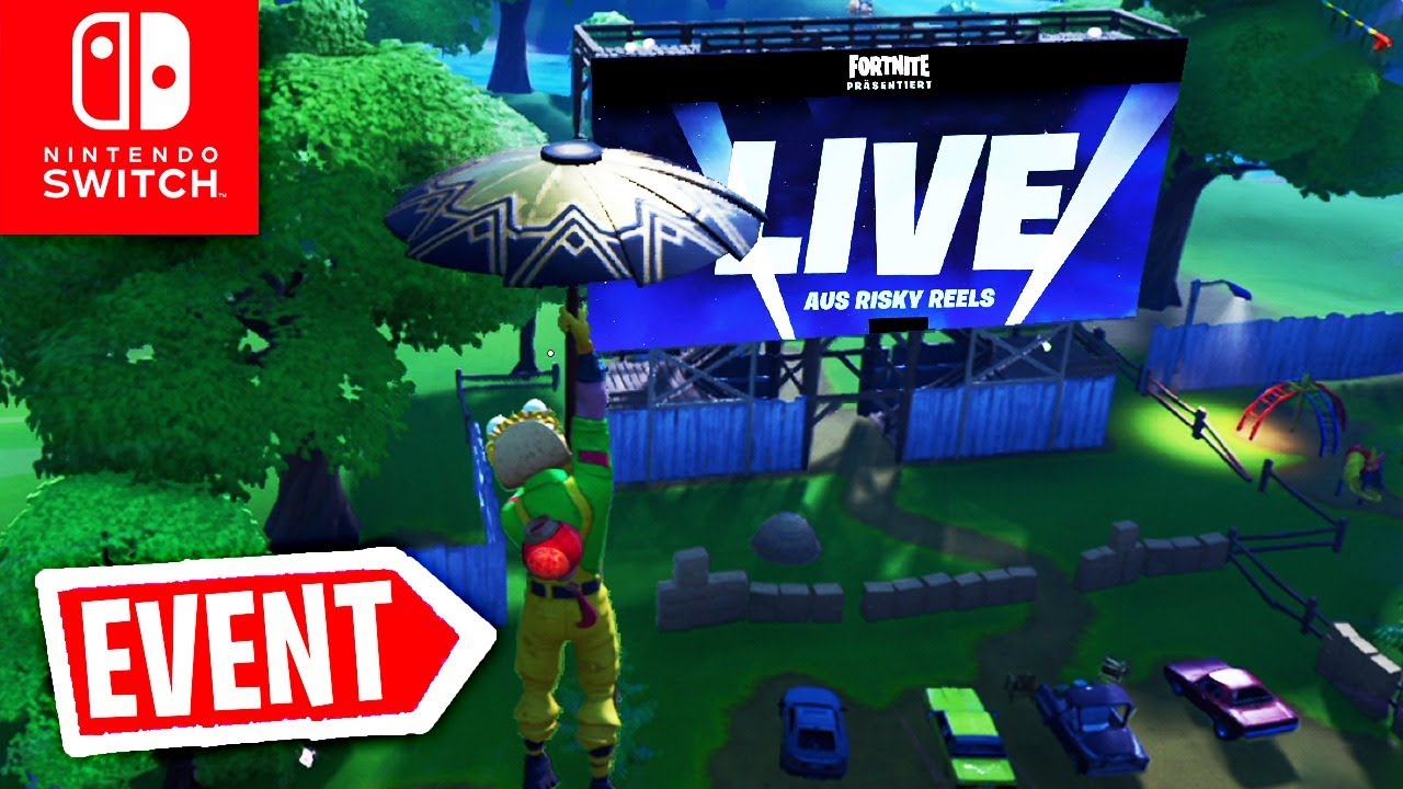 🔴 RISKY REELS Screen EVENT kommt & Custom Games! Fortnite Nintendo ...