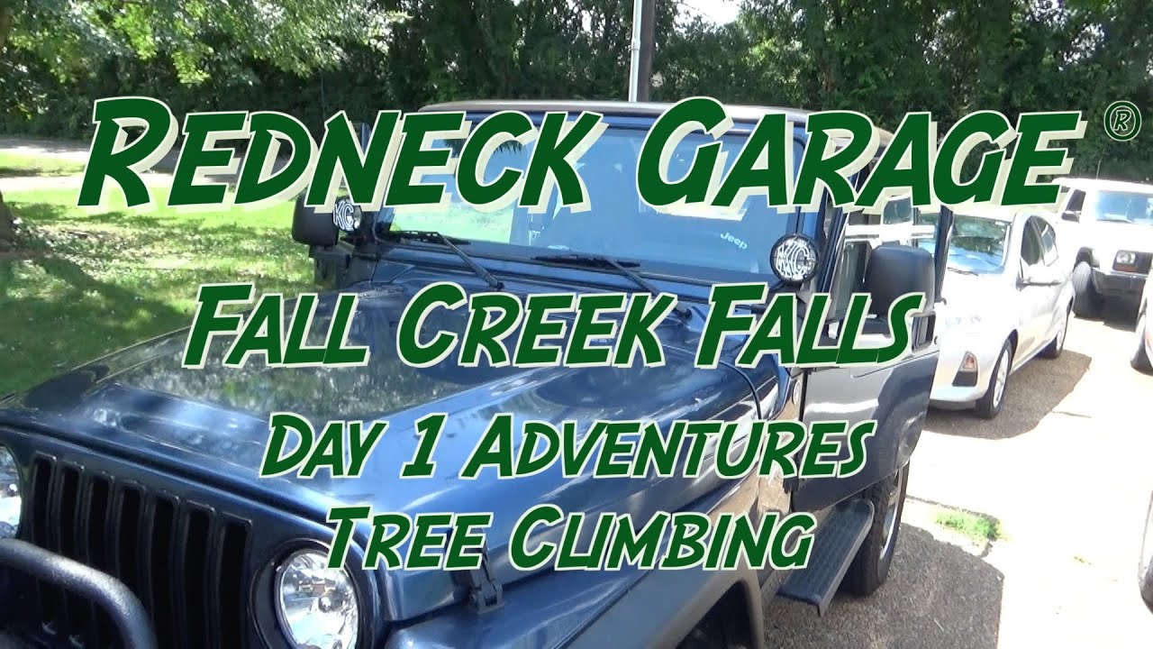 Redneck Garage Getaway - Fall Creek Falls - Going topless ... - YouTube